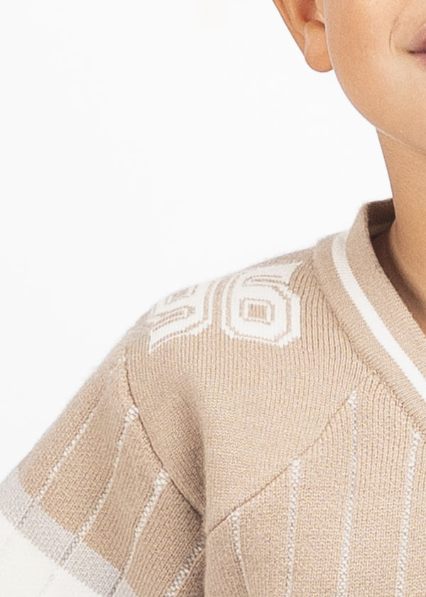 Khaki Kids Football Jersey - Guapi Clothing