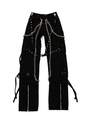 NBA Youngboy Black Cargos - Guapi Clothing