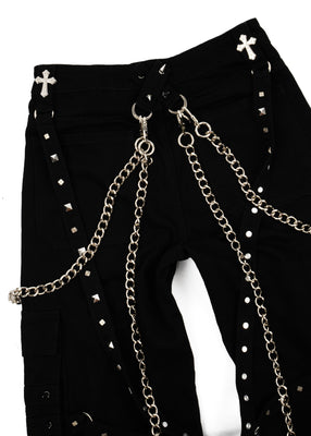 NBA Youngboy Black Cargos - Guapi Clothing