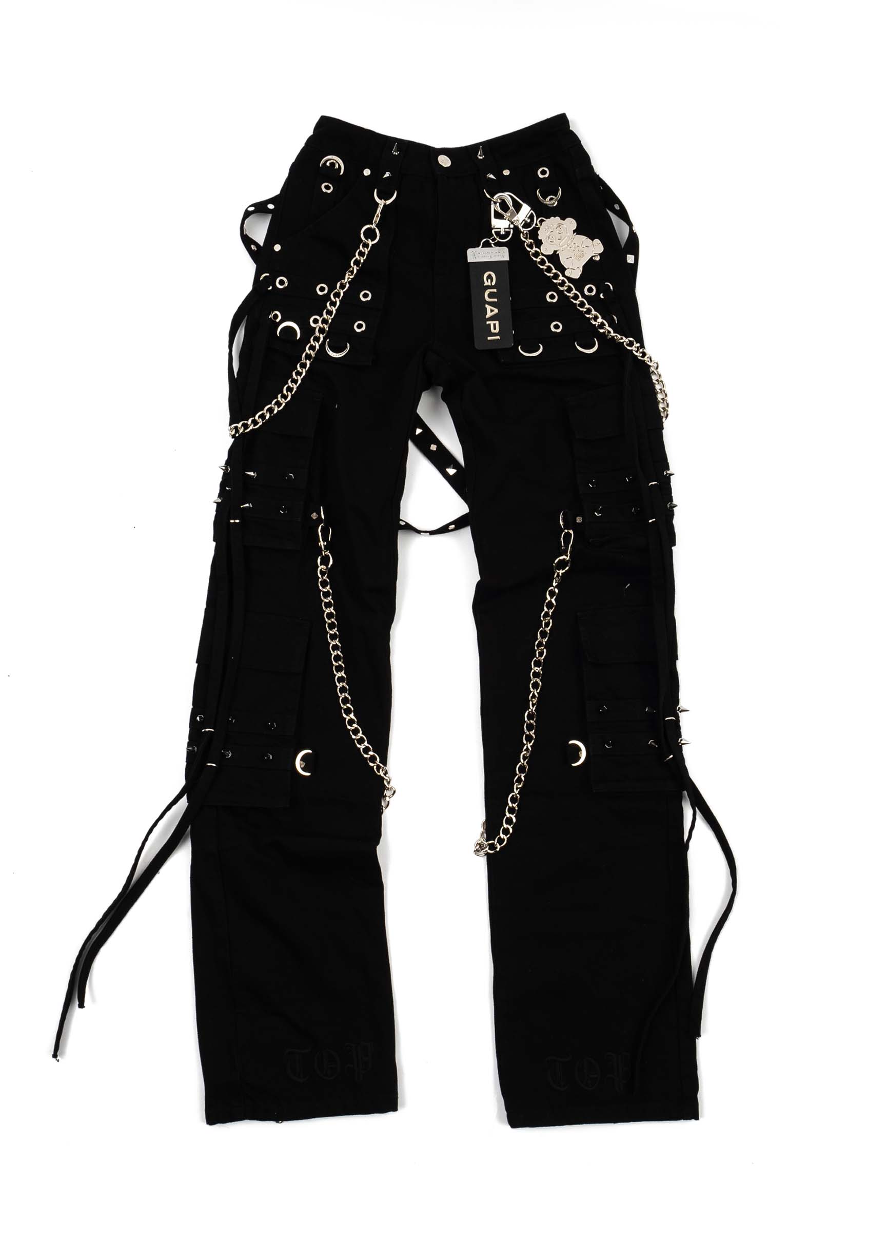 NBA Youngboy Black Cargos - Guapi Clothing